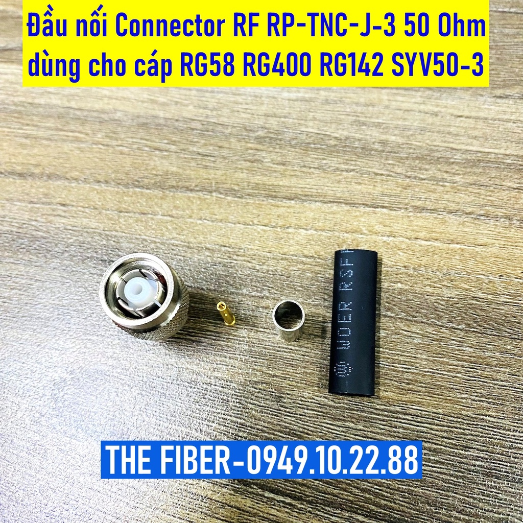 Jack TNC RP-TNC cao tần dùng cho cáp RG58 RG400 RG142 SYV50-3 (01 Cái) | Shopee Việt Nam