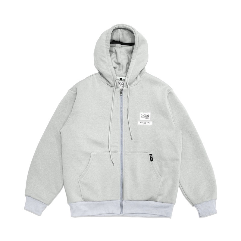 Áo Khoác Nỉ Fullzip AAHAH Studio Tag Form Rộng | Shopee Việt Nam