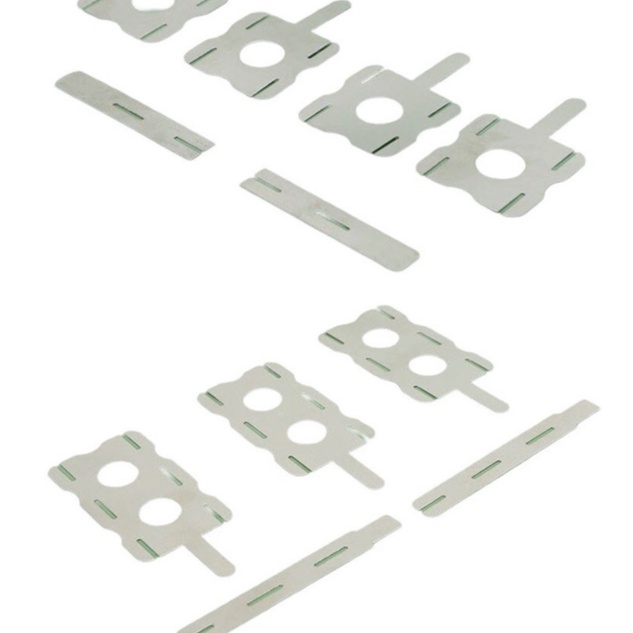 10 bộ Kẽm hàn cell bộ 5S - 2P 5S-3P, linh kiện kẽm Vuông 0.18mm hàn ...