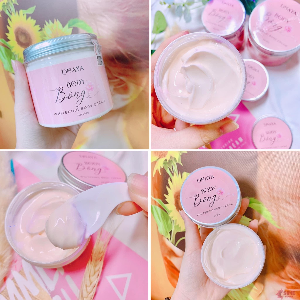 [Chính Hãng] Kem Body Bông Onaya Dưỡng Da Trắng Sáng Hũ Lớn 250g ...