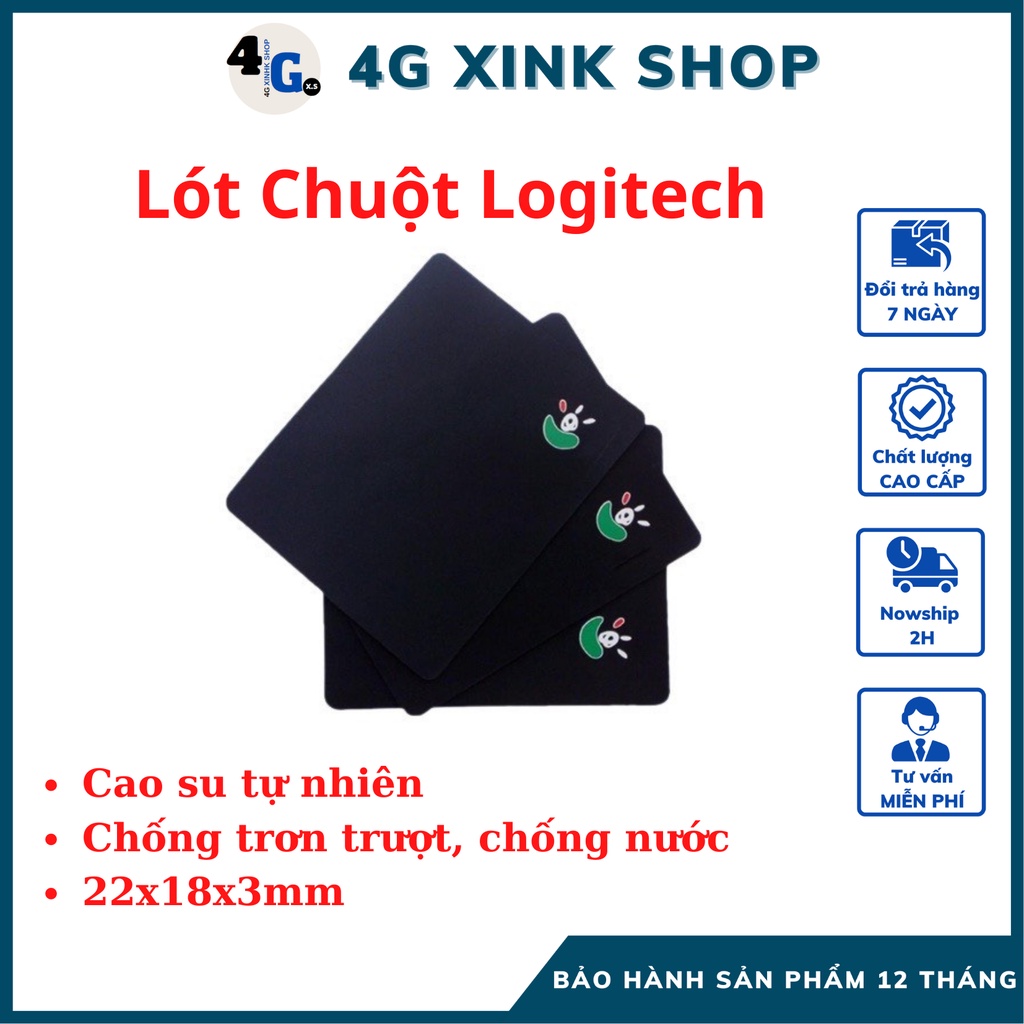 Miếng lót chuột, Bàn di chuột,Pad chuột Logitech siêu êm, thoải mái 4G ...