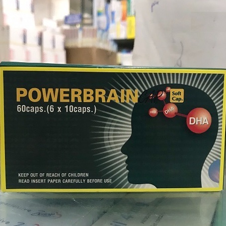 PowerBrain giúp bổ não , tăng cường thị lực , phòng xơ vữa động mạch - hộp 60 viên | Shopee Việt Nam