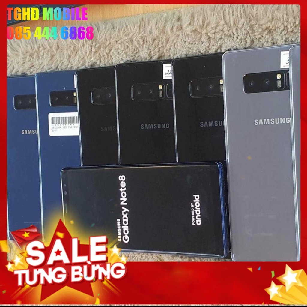 TGHĐ0622 Điện thoại Samsung Galaxy Note8 2 sim nguyên zin đẹp 99% bảo hành 6 tháng đổi trả 30 ...