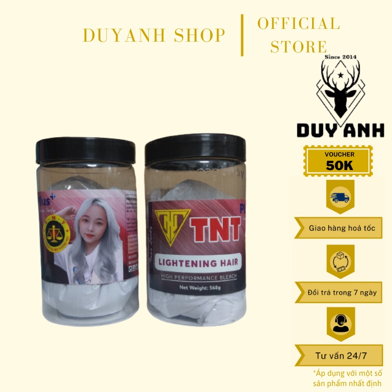 Bột tẩy tóc Kerain TNT plus cao cấp không xót da đầu, không hại tóc, 568g,chính hãng TNT ...