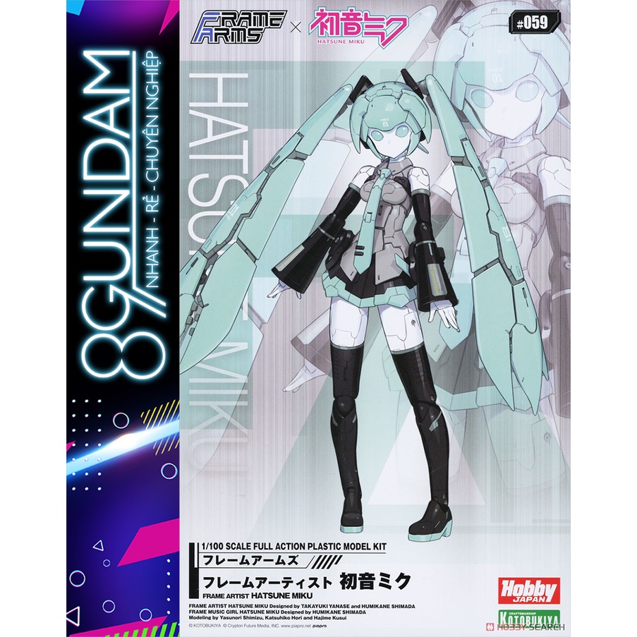 Mô Hình Lắp Ráp Frame Artist Girl FAG Hatsune Miku Vocaloid | Shopee ...