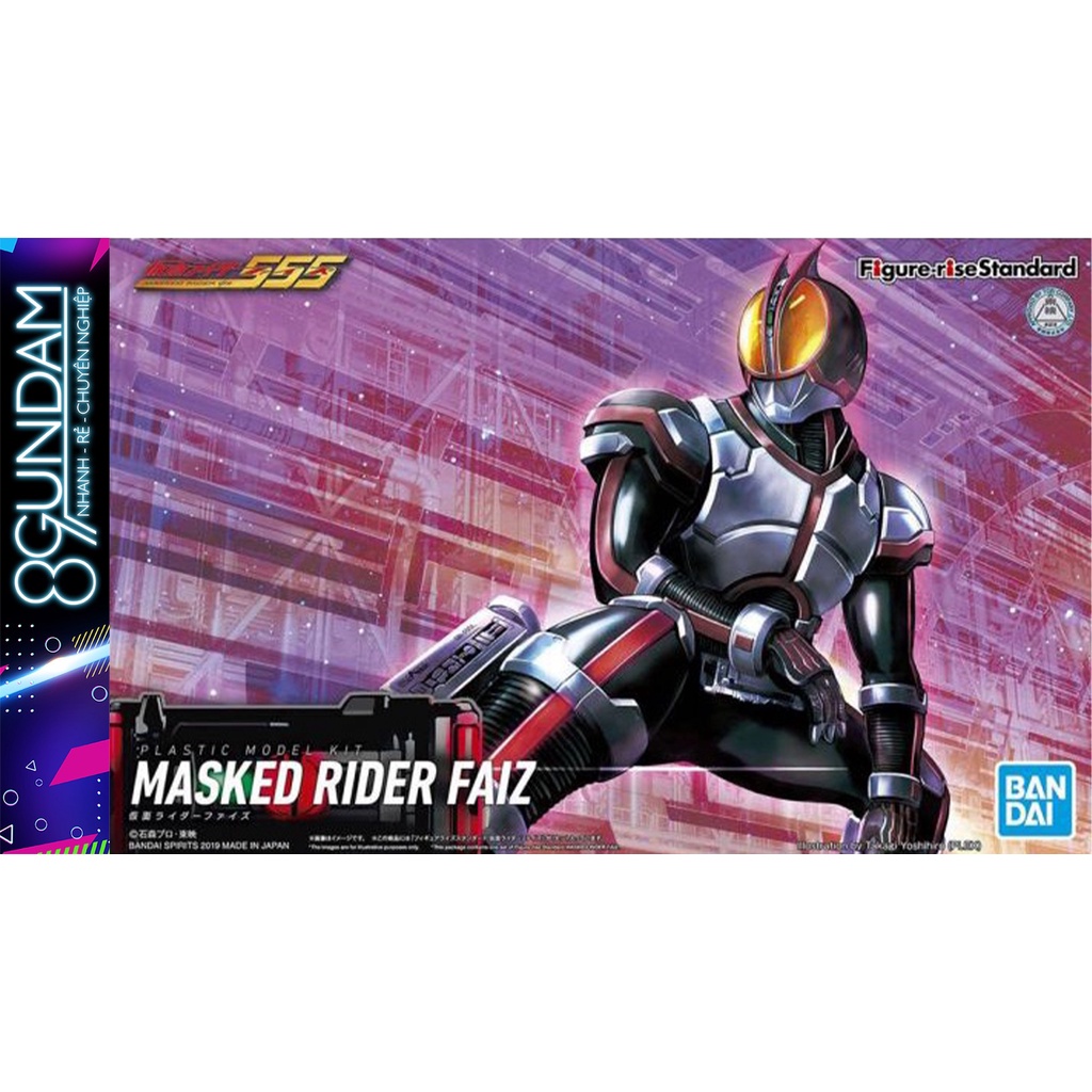 Mô Hình Lắp Ráp Figure-rise Standard Masked Rider Faiz (tặng kèm base ...