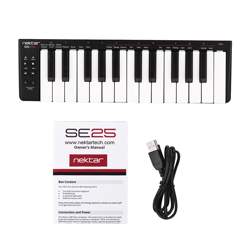 Nektar SE25 - Controller Keyboard MIDI Nhỏ Gọn, 25 Keys, Tặng Bitwig 8 ...