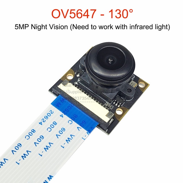 Mô Đun Camera OV5647 Cho Raspberry Pi 3B 4B 67 72 120 130 160 200 Độ 3 ...