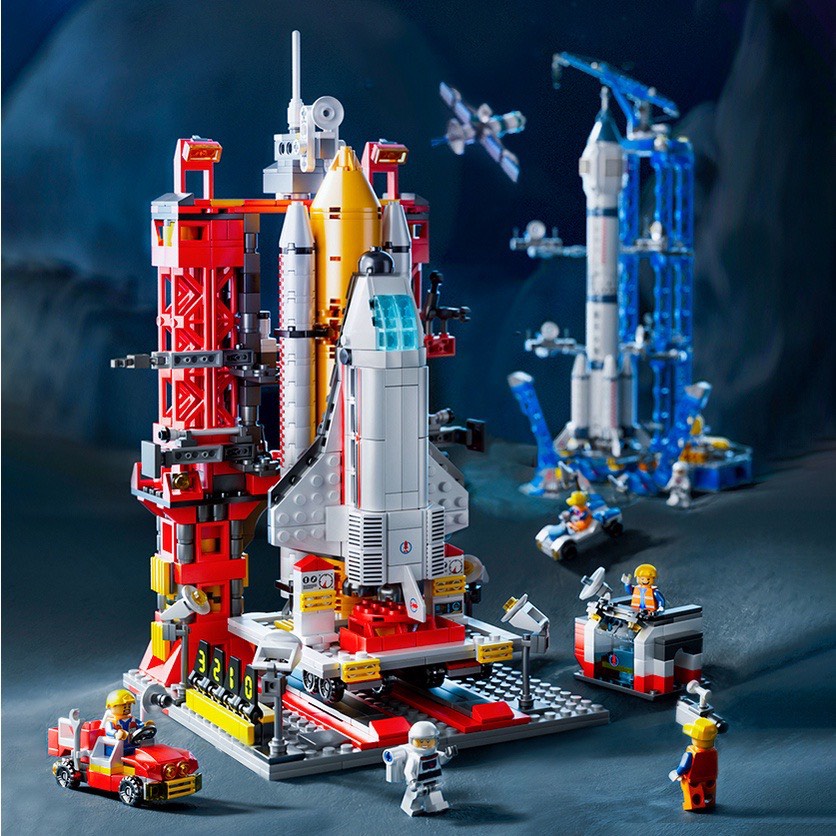 Lego Lắp Ghép Trung Tâm Lắp Ráp Tàu Vũ Trụ Lelebrother 8863 | Shopee ...
