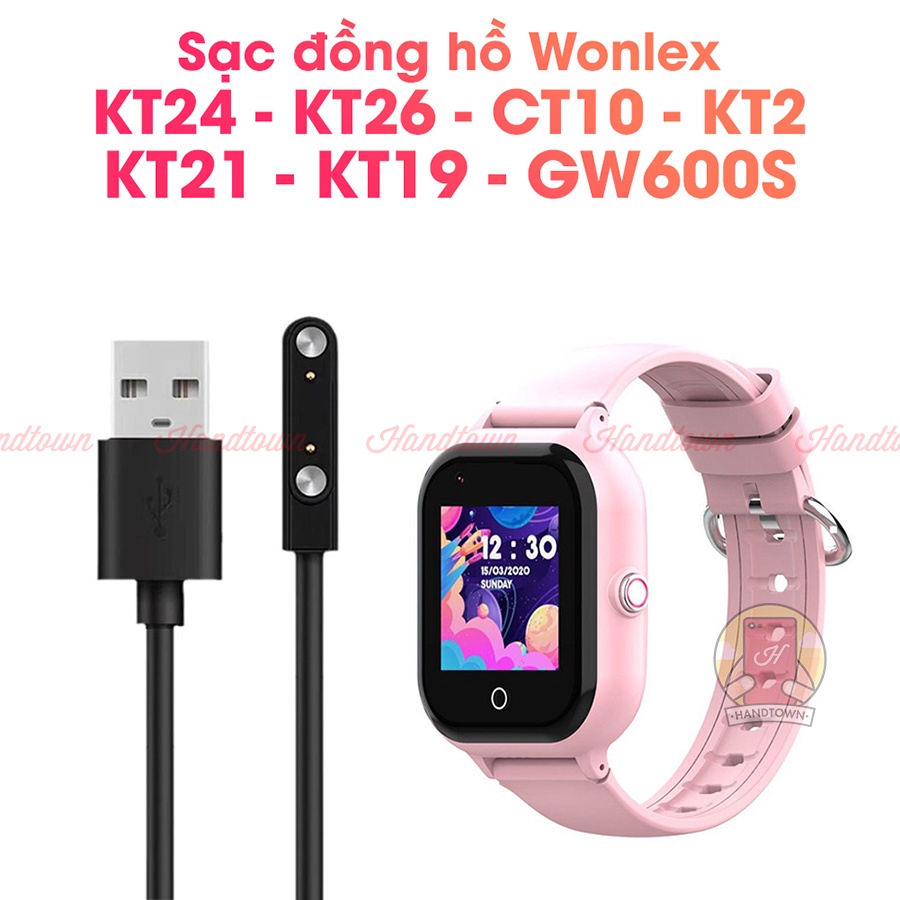 Dây cáp sạc đồng hồ trẻ em Wonlex KT24 / KT26 / CT10 / KT25 / KT21 / KT19 / GW600S thay thế độ ...