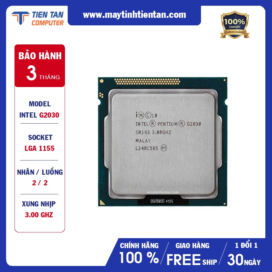 CPU Intel Pentium G2030 (3.0Ghz) - Socket 1155 | Shopee Việt Nam
