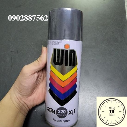 sơn xịt win TOA chính hãng (màu xám 220) | Shopee Việt Nam