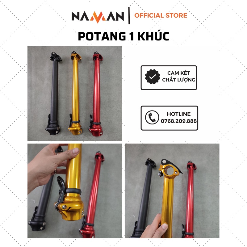 Potang 1 khúc 40cm nhiều màu pô tăng xe đạp stem xe đạp | Shopee Việt Nam