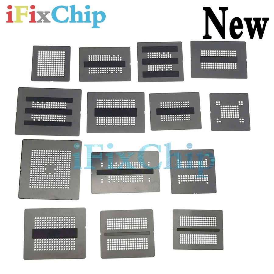 14 Cái Lốc Trọn Bộ Bga Reballing Stencil Dedicate Kit Cho Ddr2 Ddr2 2 Ddr2 3 Ddr3 2 Ddr3 3 