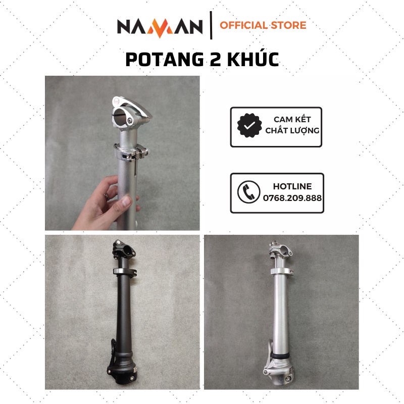 Potang 2 khúc tăng giảm pô tăng xe đạp stem xe đạp | Shopee Việt Nam