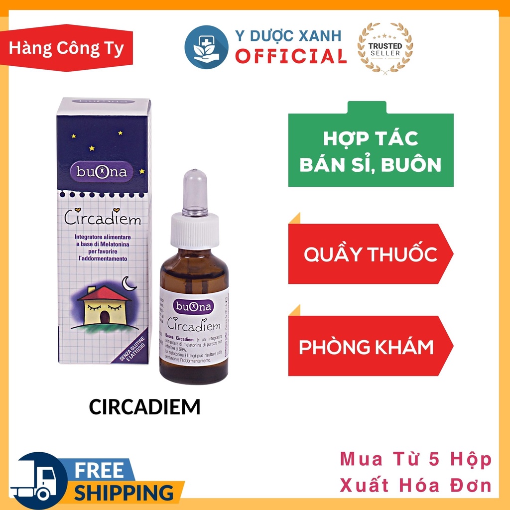 [Cần Hợp Tác] Phòng Khám, Nhà Thuốc - CIRCADIEM 20ml của Ý, Nhỏ giọt ...