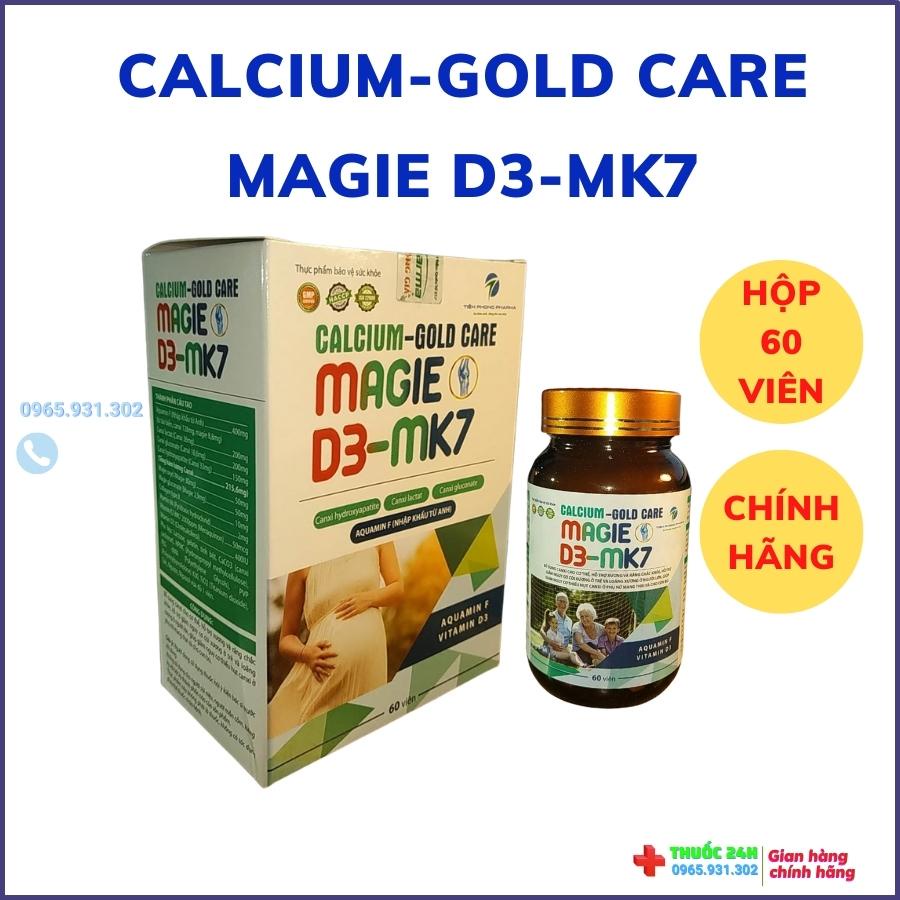 Canxi cho bé còi xương, chậm mọc răng, Calcium gold care magie D3-MK7, Canxi milk nano mk7 ...