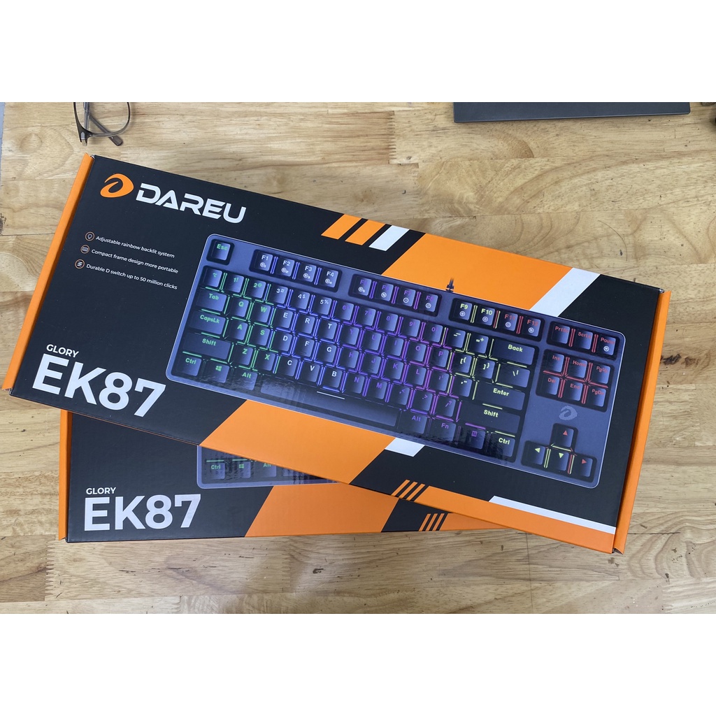 Bàn phím cơ Dareu EK87 Multi LED - Bảo hành đổi mới 12 tháng | Shopee ...