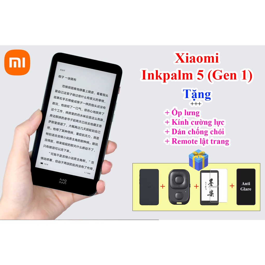 Máy đọc sách Xiaomi Moaan Inkpalm 5 (Gen 1) | Shopee Việt Nam