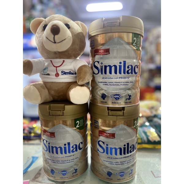 Combo 3lon Similac 2 900g tặng kèm gấu bông Similac | Shopee Việt Nam