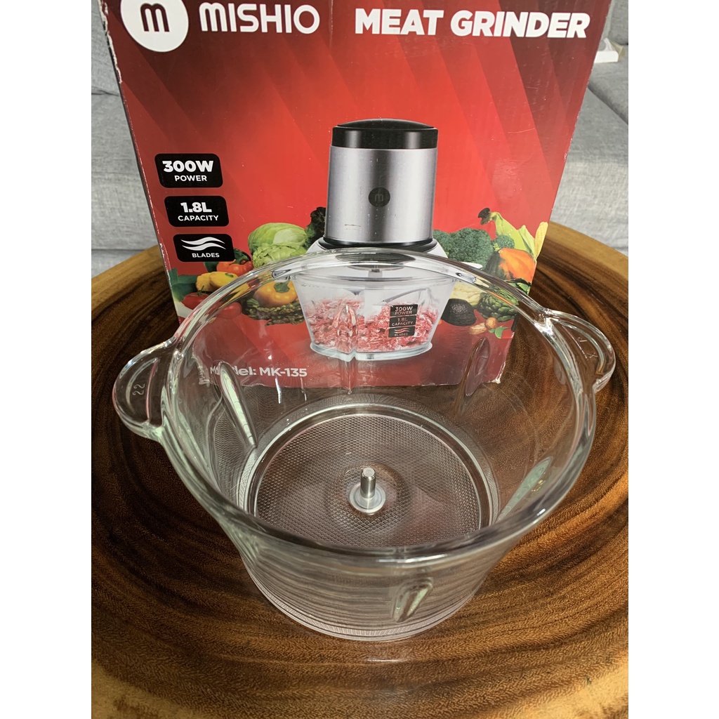 PHỤ KIỆN CỐI THỦY TINH của máy xay thịt đa năng Mishio MK-135 MK135 ...