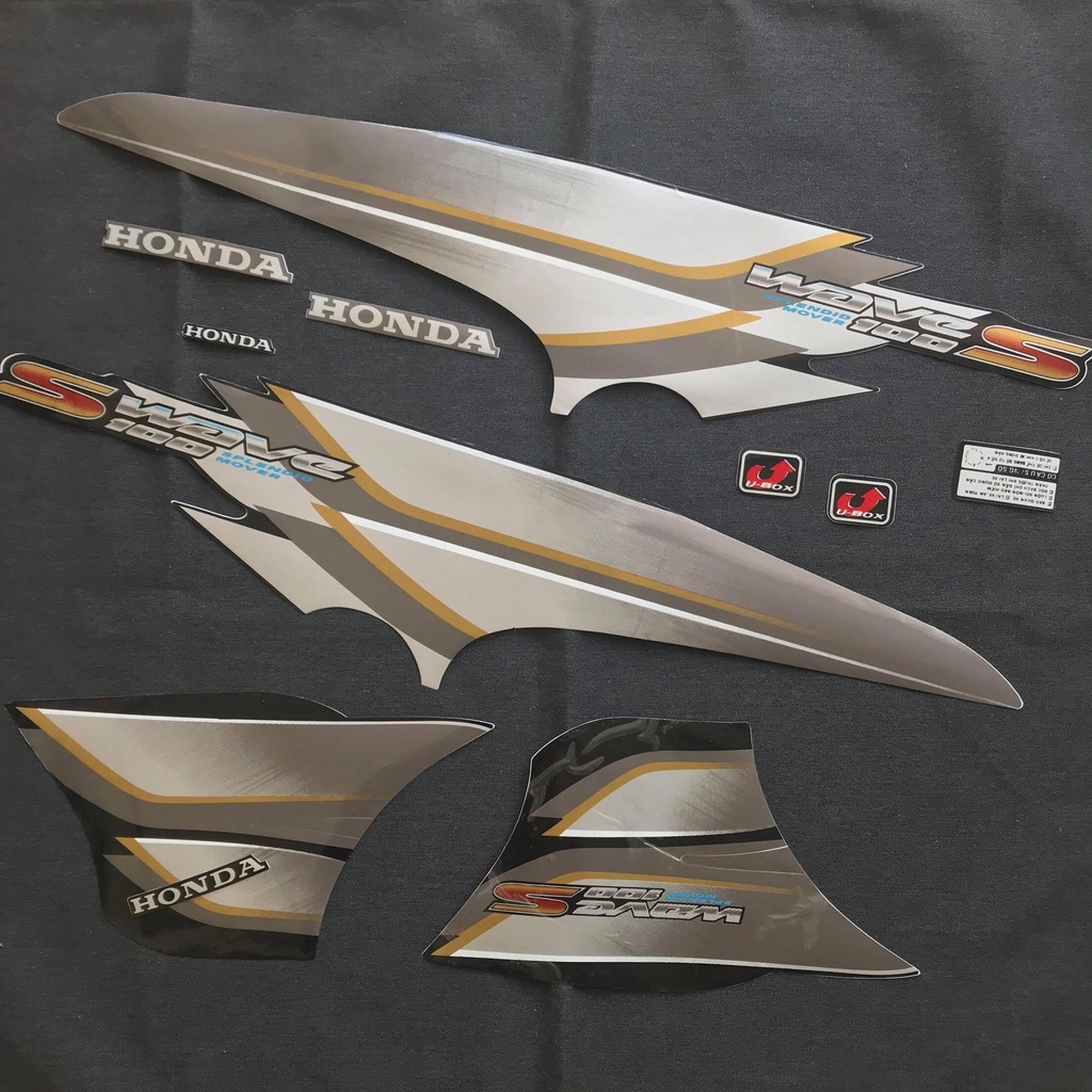 BỘ TEM XE WAVE S100 3 LỚP | Shopee Việt Nam