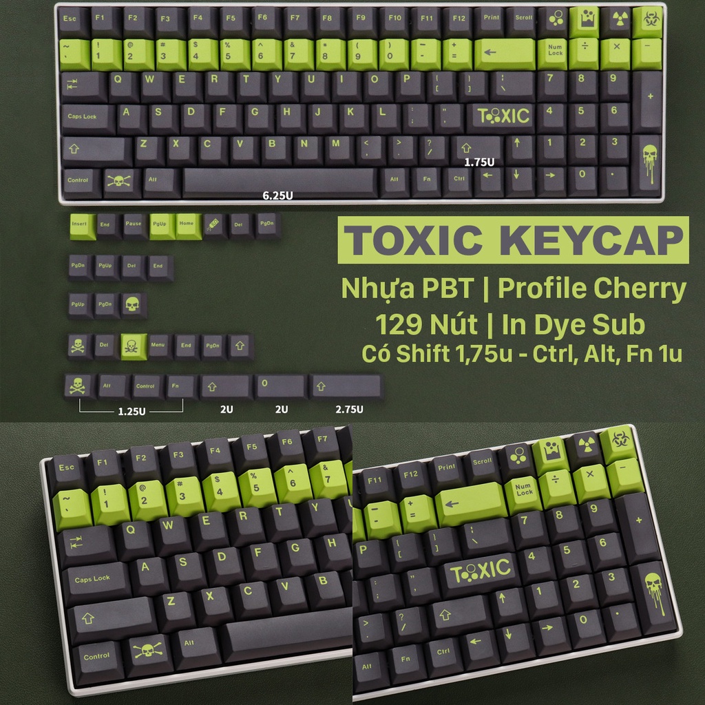 Keycap GMK Profile Cherry, XDA nhựa PBT cao cấp in Dye Sub sắc nét, chất lượng cao keycap đẹp ...