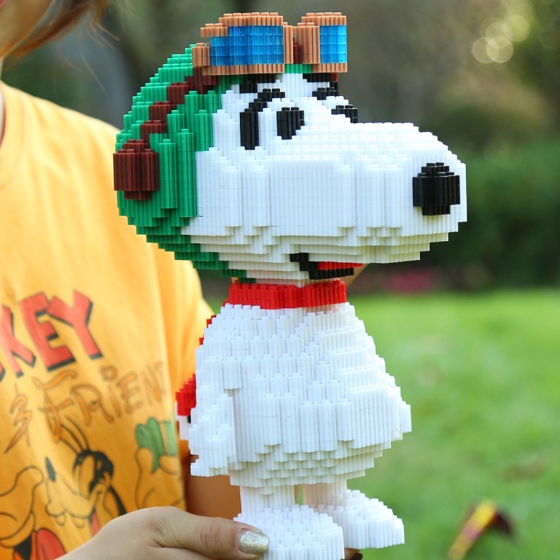Mô hình lắp ráp chú chó Snoopy SIZE LỚN Hapi Toys - Đồ chơi xếp hình ...