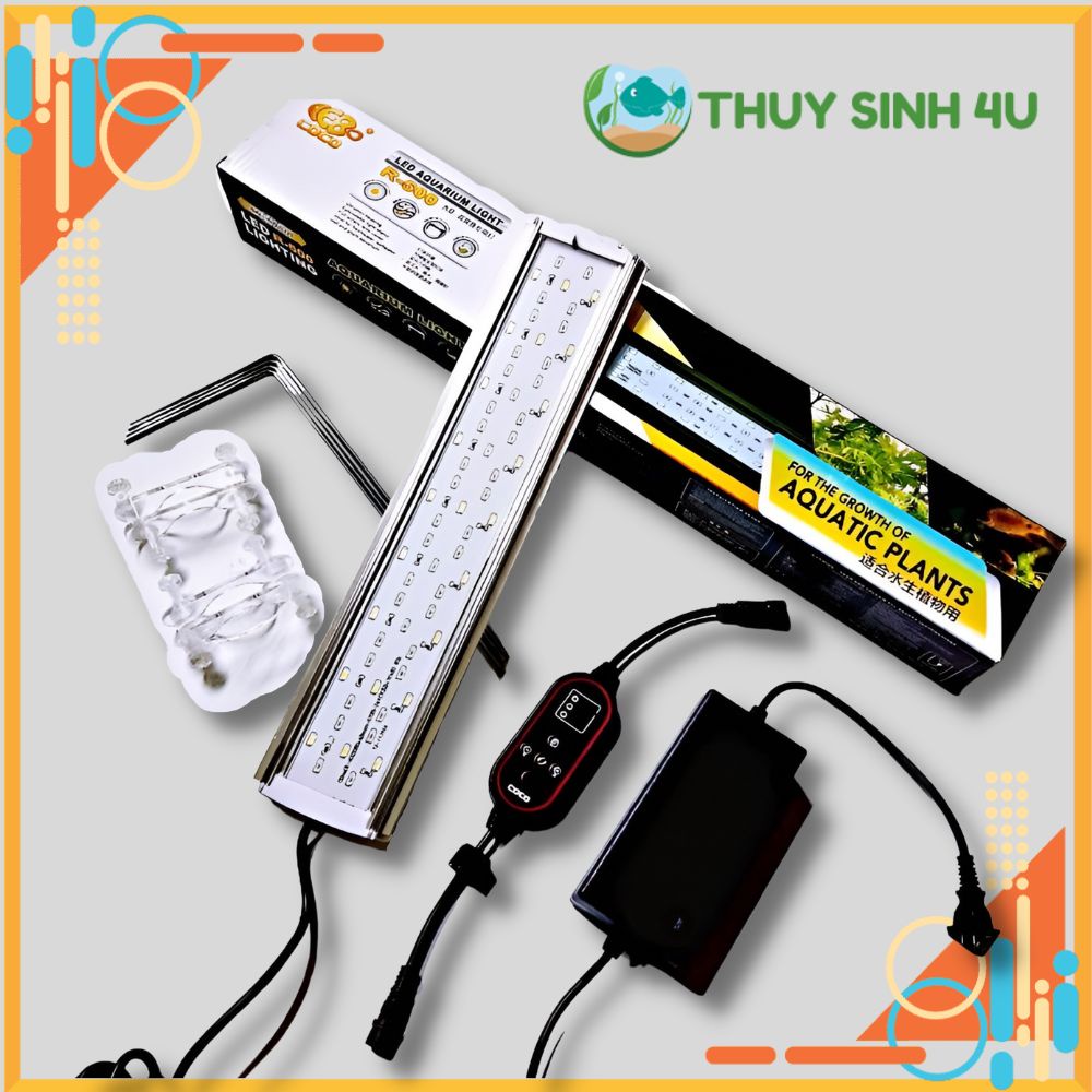 Đèn LED thủy sinh COCO WRGB - RGB đánh màu cây cá cực đẹp | Shopee Việt Nam