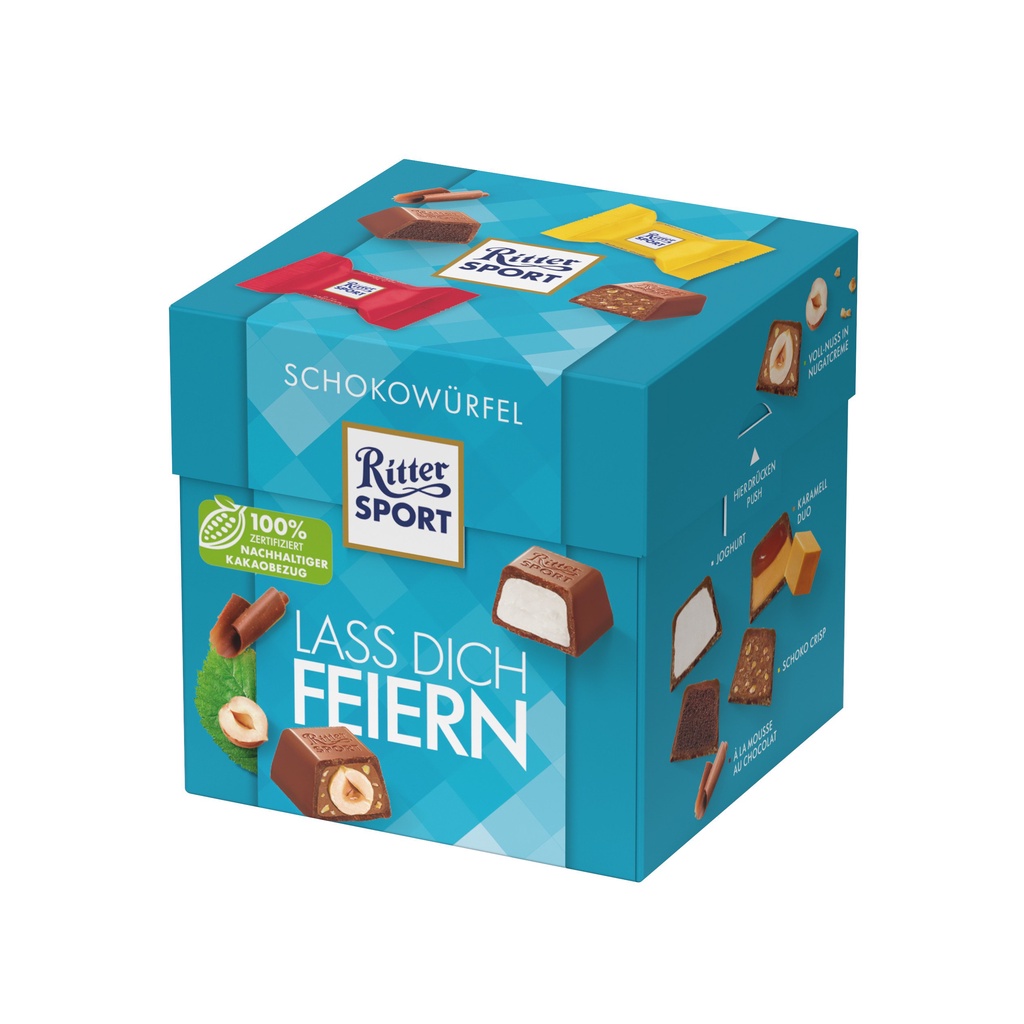 Kẹo Socola Viên Hỗn hợp Ritter Sport Choco Cubes 176g | Shopee Việt Nam
