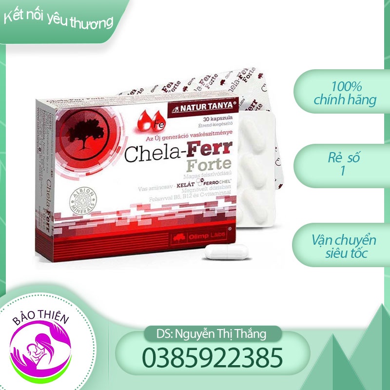 Viên uống bổ sung sắt cho bà bầu chella ferr forte | Shopee Việt Nam