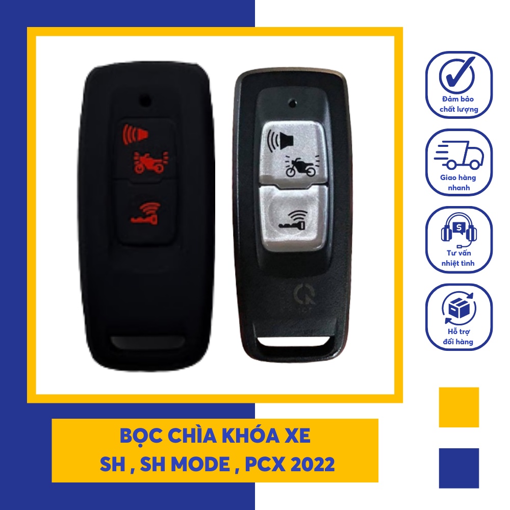 Combo 10 Bọc Smartkey Xe Honda SH 2022, Shmode 2022, PCX... Chất Liệu ...
