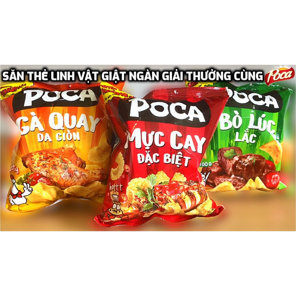 [COMBO] Bansk Snack Poca@ Gói Lớn 65G | Shopee Việt Nam