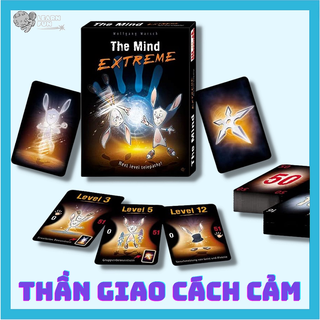 Bộ trò chơi board game The mind Thần Giao Cách Cảm Phiên Bản Tiếng Anh ...