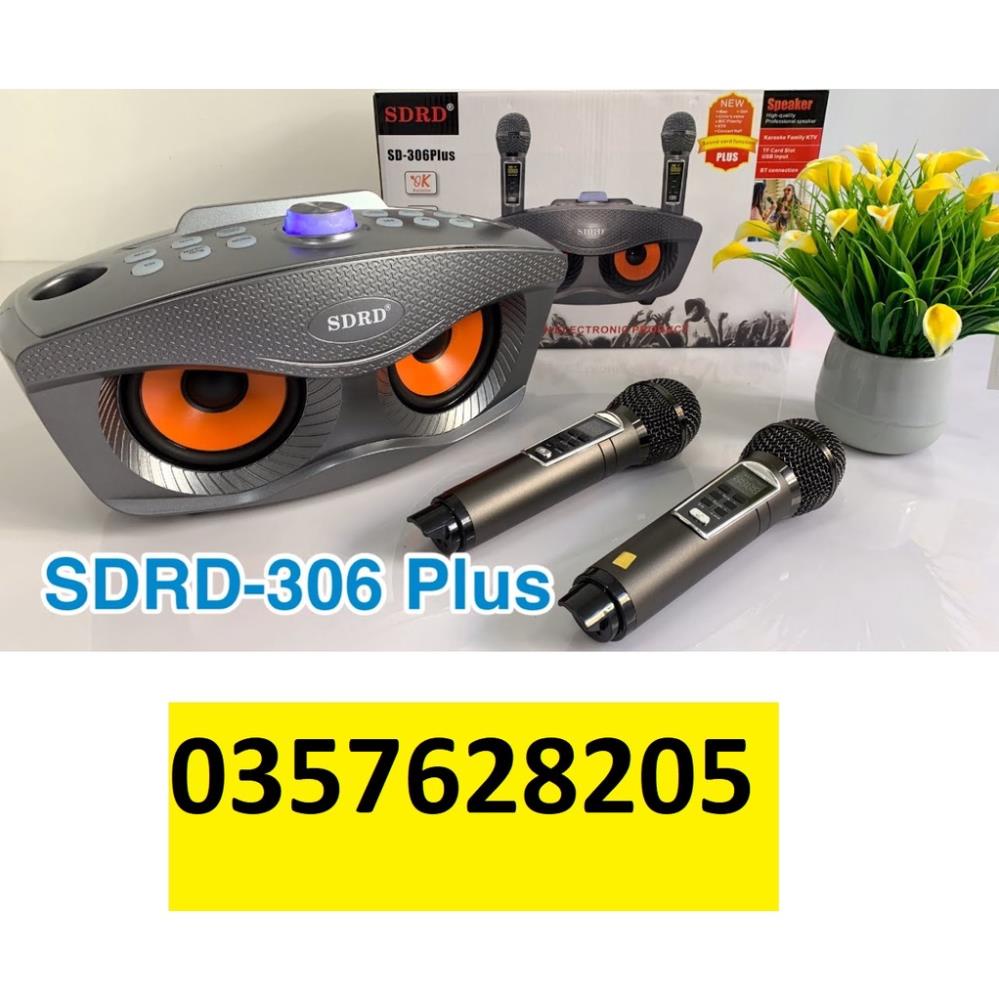 LOA BLUETOOTH KARAOKE SDRD SD 306 PLUS, MÀN HÌNH HIỂN THỊ | Shopee Việt Nam