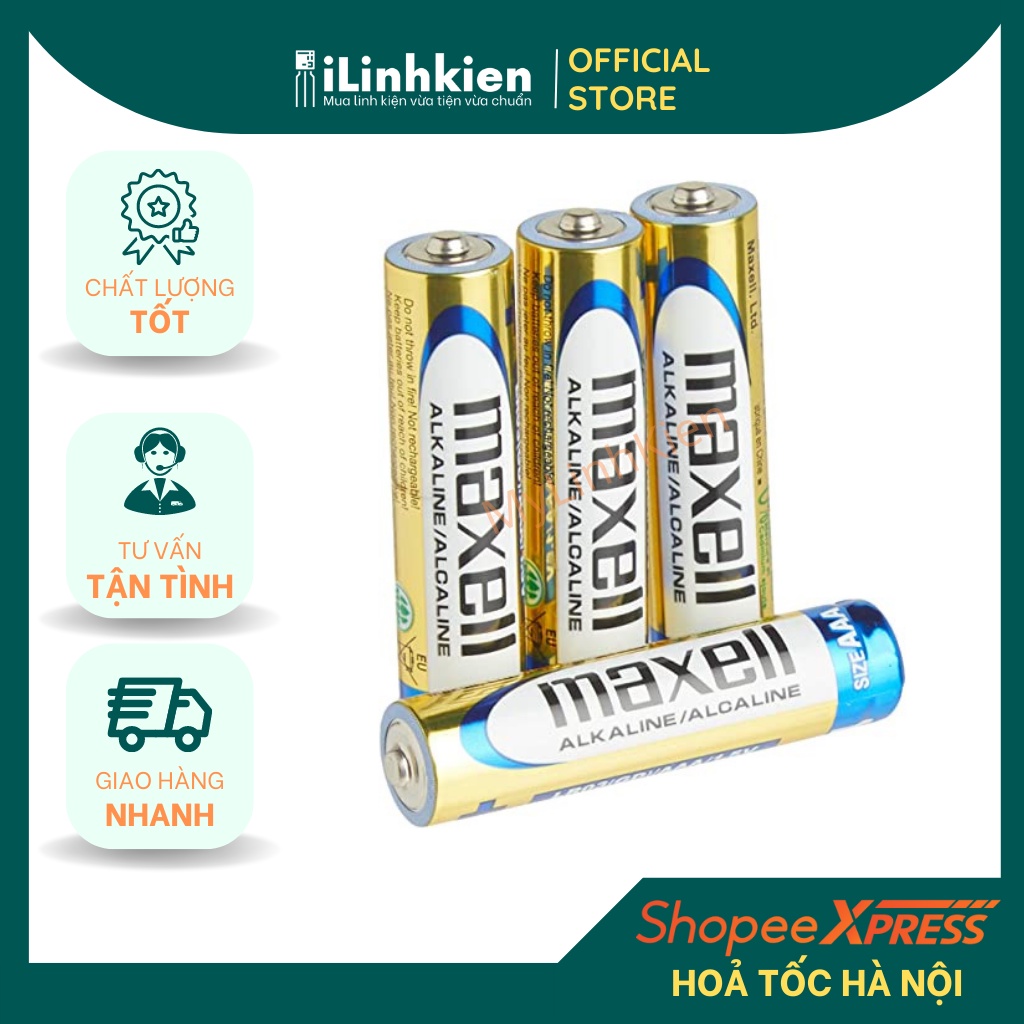 Pin Maxell chính hãng 1.5V vỉ 2 viên | Shopee Việt Nam