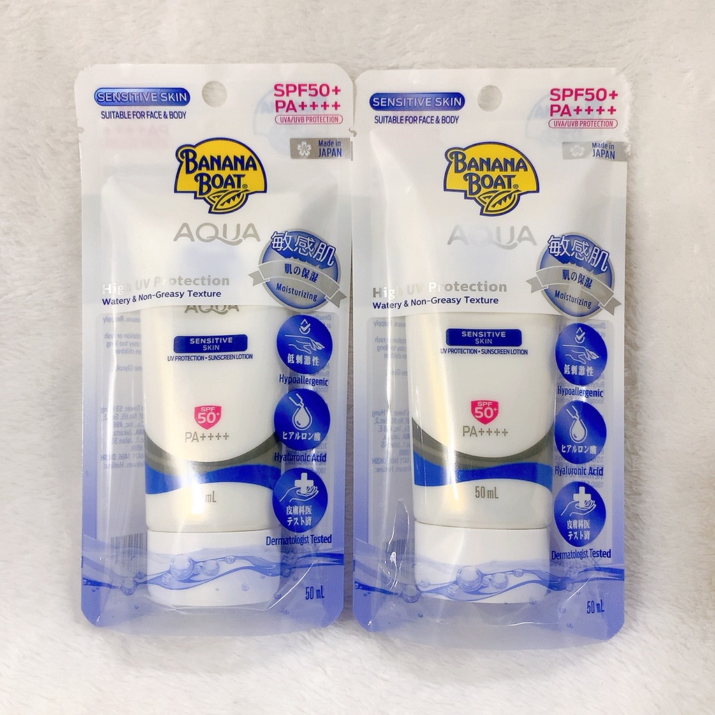 Kem chống nắng banana boat AQUA Sensitive Skin UV Protection Sunscreen ...