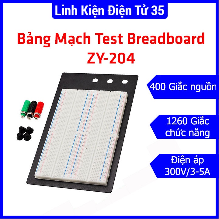 Bo test mạch, bảng mạch test Breadboard ZY-204 | Shopee Việt Nam