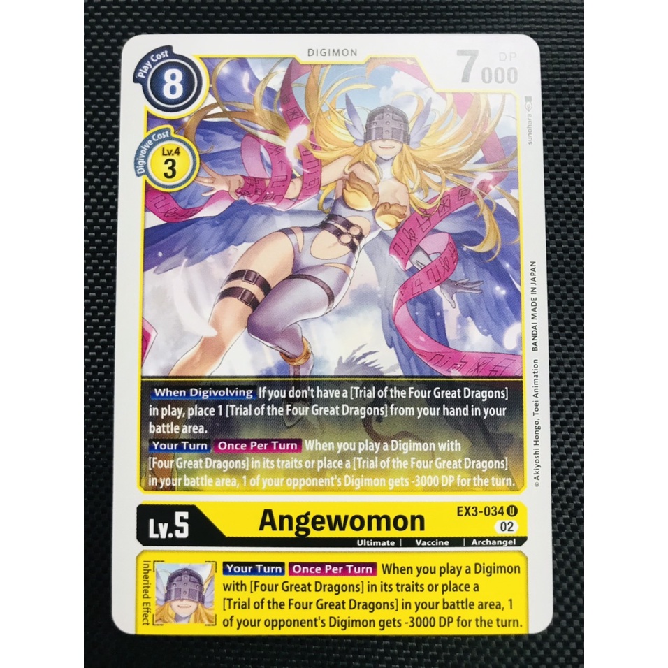 Thẻ bài Digimon EX3-034 - Angewomon - Digimon - Uncommon | Shopee Việt Nam