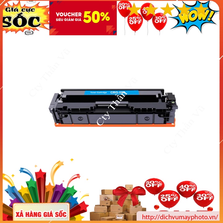 Hộp mực Toner-054 cyan dùng cho máy in Canon imageCLASS MF640c/MF641CW ...