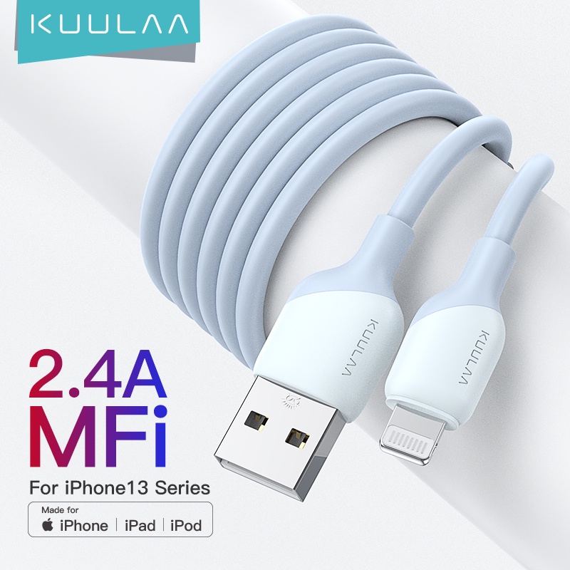 Cáp sạc USB KUULAA lightning MFi dài 1 mét thích hợp cho for iPhone 13 ...