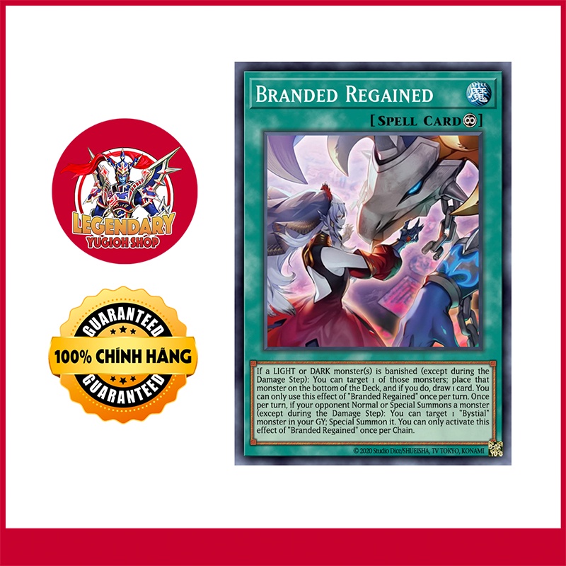 [Thẻ Bài Yugioh Chính Hãng] Branded Regained | Shopee Việt Nam