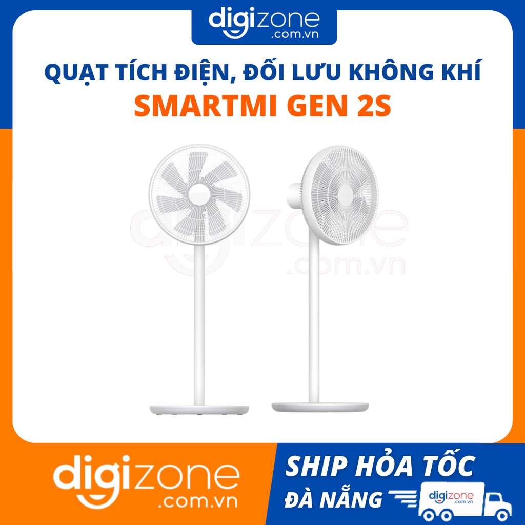 Quạt tích điện thông minh Smartmi Gen 2S - Kết nối App Mihome, hàng ...