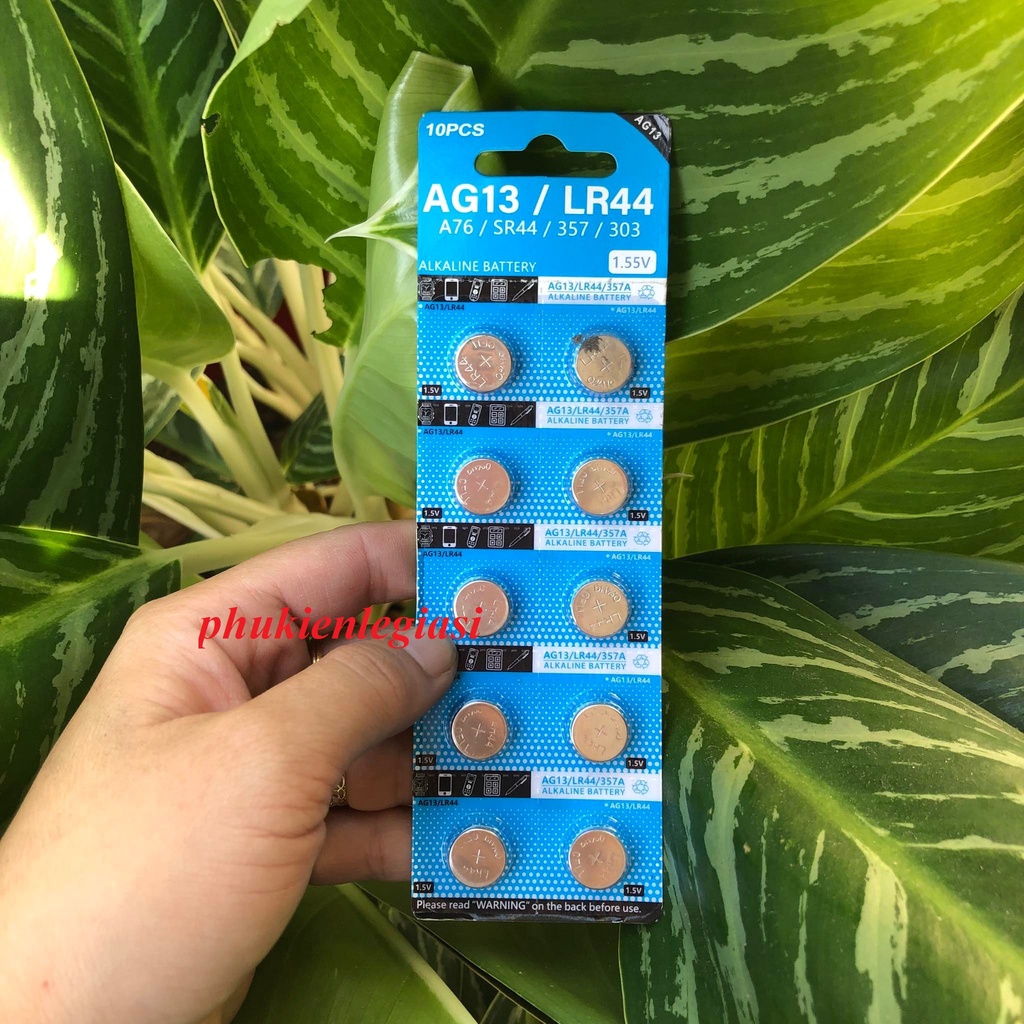 Pin AG13 LR44 A76 SR44 357 303 Xài Cho Đèn Pin Laser - Đồ Chơi Trẻ Em ...