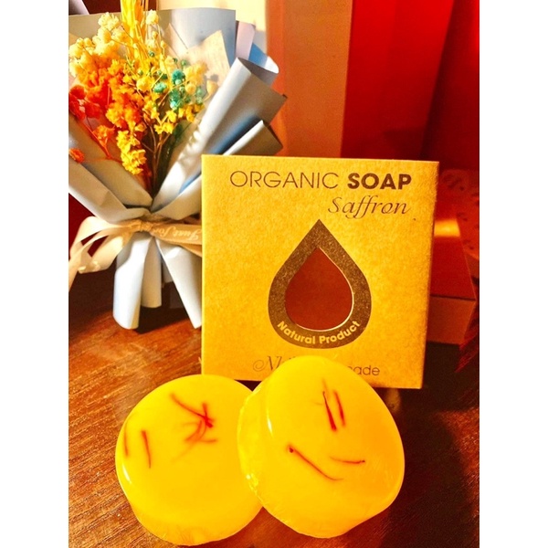 Soap argan saffron 100% Organic Cực an toàn với sức khoẻ | Shopee Việt Nam