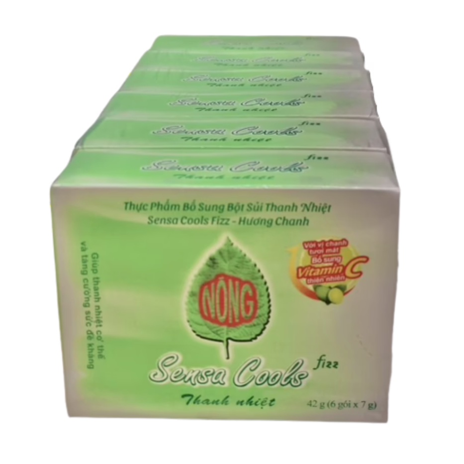Bột Sủi Thanh Nhiệt Sensa Cools - HỘP 6 GÓI | Shopee Việt Nam