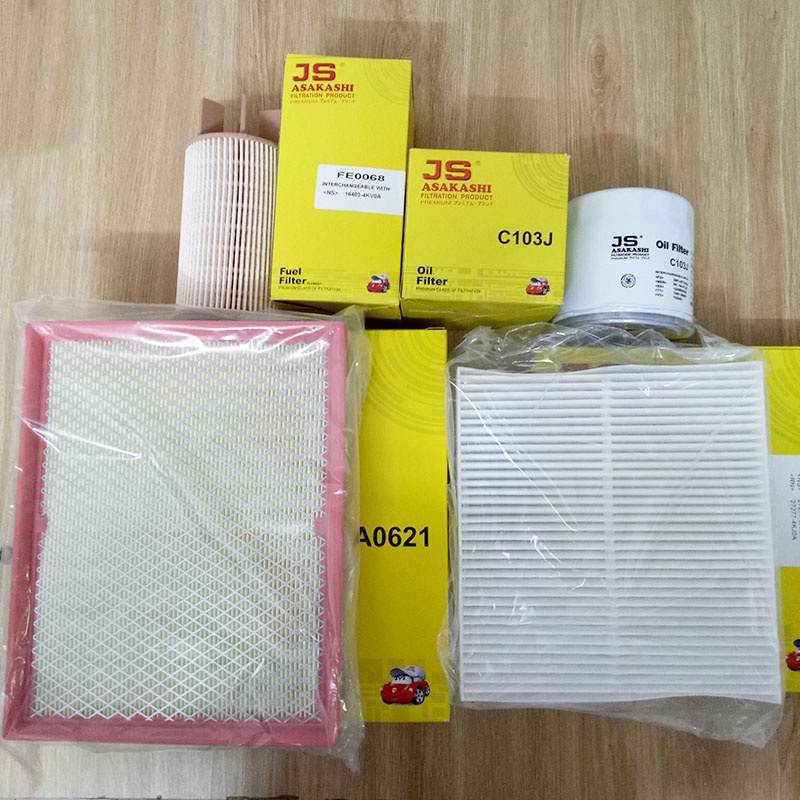 Lọc gió động cơ, lọc gió điều hòa, lọc nhớt, lọc dầu diesel nhiên liệu ...