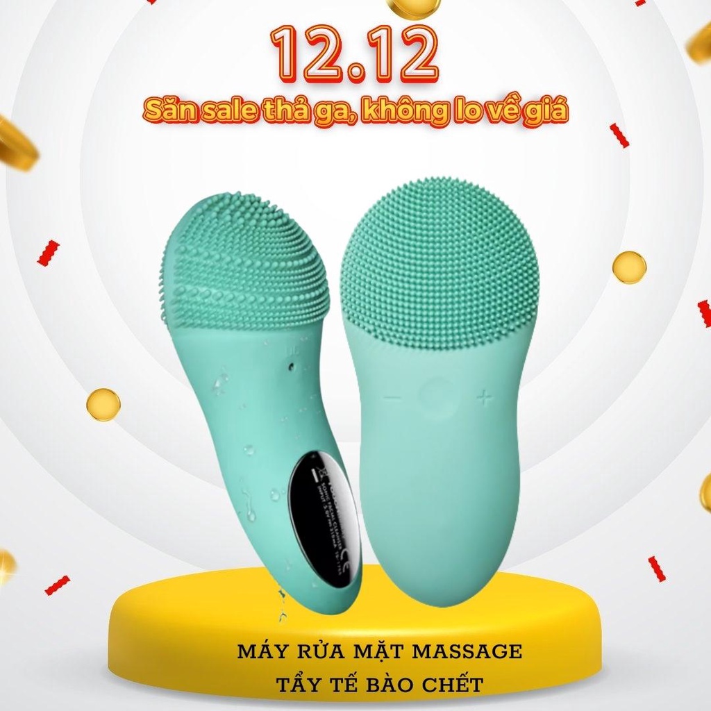 Máy rửa mặt kết hợp massage công nghệ sóng siêu âm sonic Touch beauty ...
