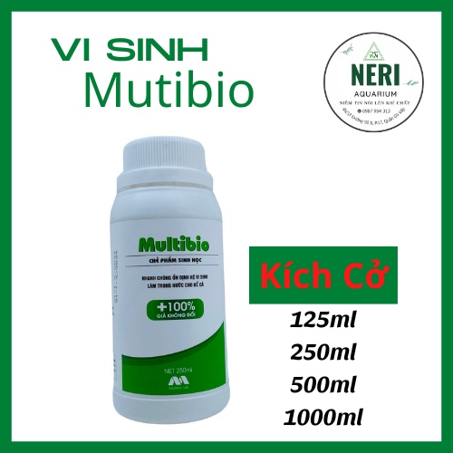 Vi sinh Multi Bio giúp trong nước cho hồ cá cảnh, thủy sinh | Shopee ...