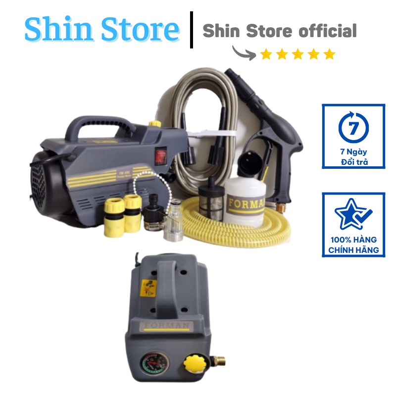 Máy rửa xe mini, Máy rửa xe cao áp 2400W FORMAN FM500 [CHÍNH HÃNG][ Bảo ...